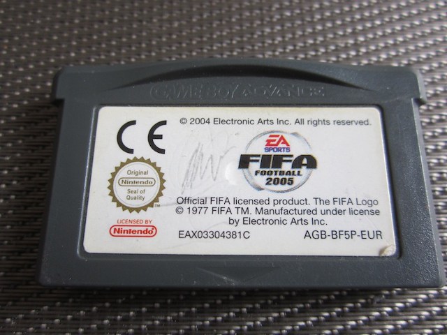 NINTENDO GameBoy Advance igra - FIFA 2005