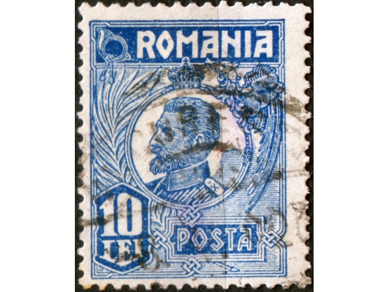 kt131h, 1923. Romania Mi285(-o-) * 1/22