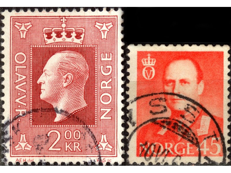 kt134m, 1958-70. Norge Mi 2x(-o-)