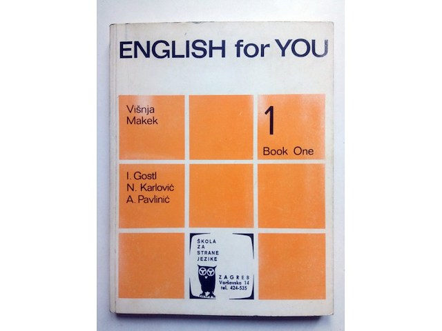 Višnja Makek, ENGLISH FOR YOU, Book One