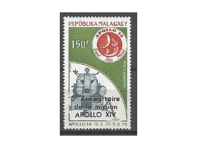 Madagaskar,Apolo XIV 1976.,čisto