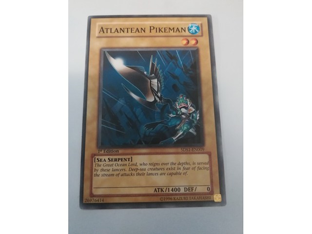 Yu-GI-OH!- Atlantean Pikeman