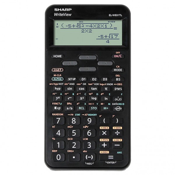 SHARP Kalkulator EL-W531TLB-BK
