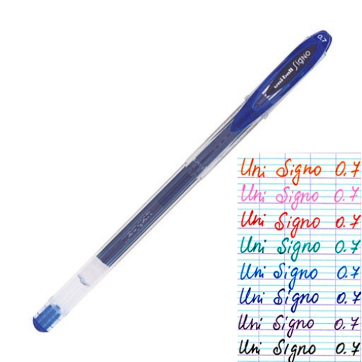 Uni-ball Signo UM-120 Gel Pen 0.7 Blue
