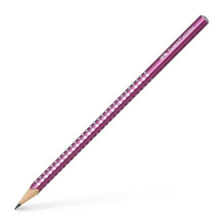 FABER CASTELL Olovka Grip HB Sparkle 118215 bordeaux