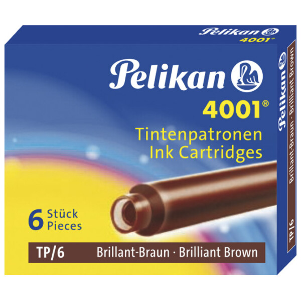 PELIKAN patrone 6 4001 311928 braon