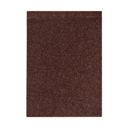 Eva foam GLITTER A4 406.838 brown