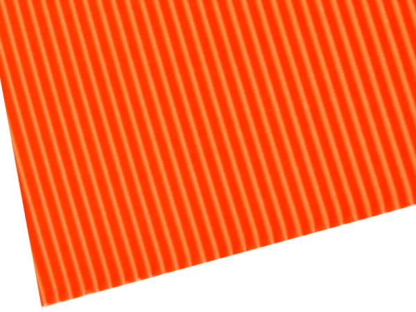 Papir rebrasti fluo B2 133.081 orange