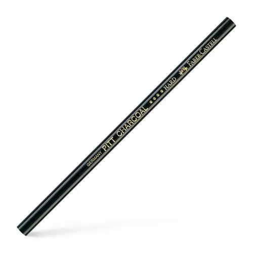 Faber Castell PITT Charcoal natural pencil Black Hard 117411