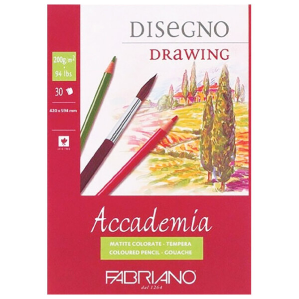 Fabriano Blok Accademia Disegno drawing 42×59.4/30L 200g 41204259