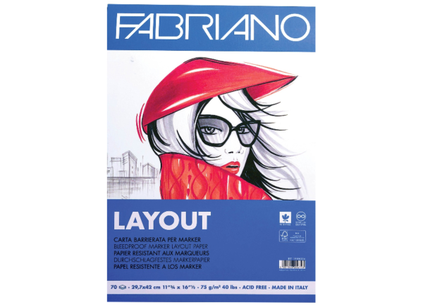 Fabriano Blok Layout 29.7×42/70L 75g 19100506