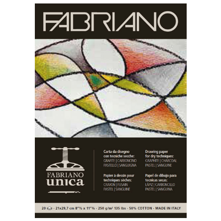 Fabriano Blok Unica Pad 21×29.7/20L 250g 19100383