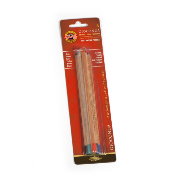 KOH-i-NOOR Gioconda soft pastel pencils 6 8826