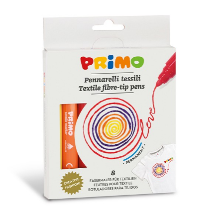 PRIMO Textil fibre-tip pens 611PENTX8