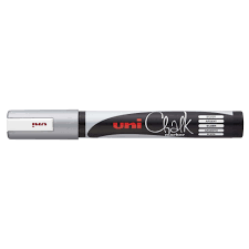 Uni CHALK PWE-5M silver