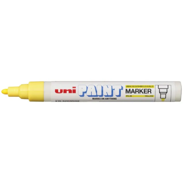 Uni PAINT marker PX-20, yellow