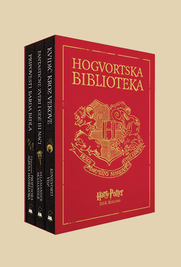 Komplet Hogvortska biblioteka