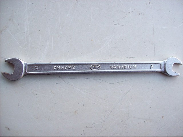 nemacki viljuskasti kljucic chrome vanadium 6/7.