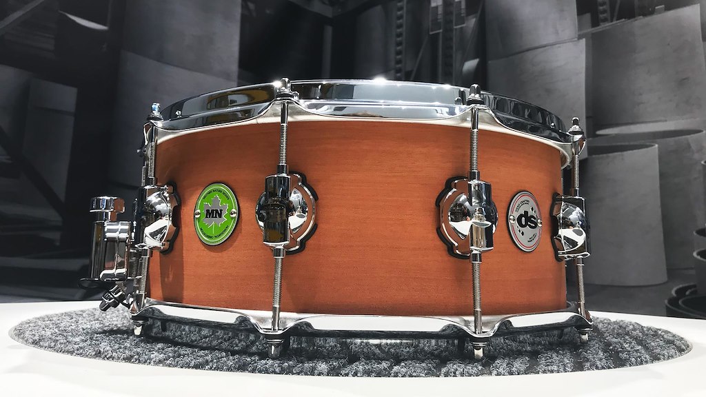 DS Drum Rebel Custom Shop 14"x6" mahogany snare drum