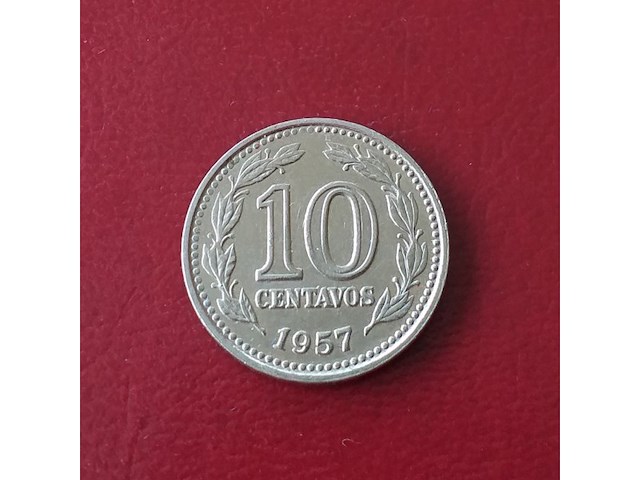 Argentina 10 CENTAVOS 1957 XF