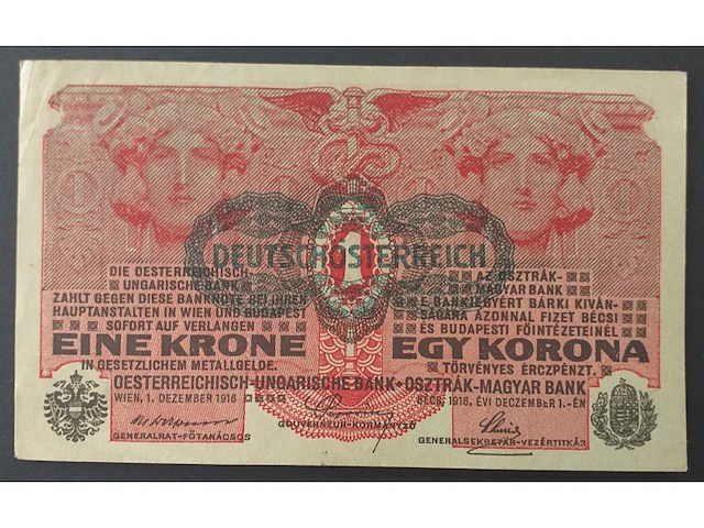 1 KRONE 1916