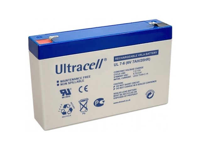 Akumulator Ultracell SLA 6V  7Ah