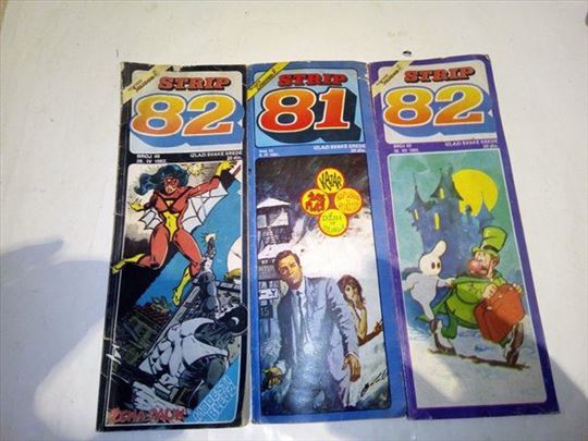 Stripovi 81 i 82 tri komada
