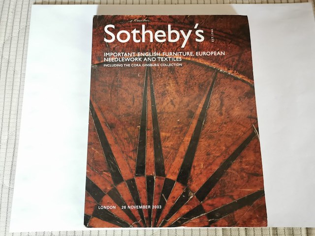 Sotheby`s - Important english furniture, needlework and