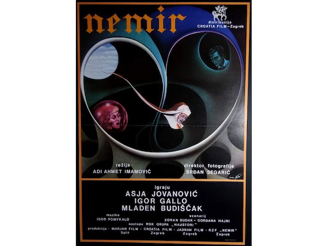 NEMIR (1982)  VIS `Haustor FILMSKI PLAKAT