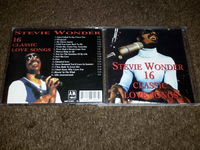 Stevie Wonder - 16 classic love songs , BG