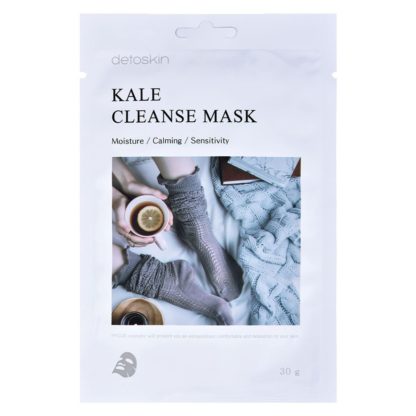 Korejska sheet maska za osetljivu kožu lica sa ekstraktima kelja i čajevca DETOSKIN Kale 30g