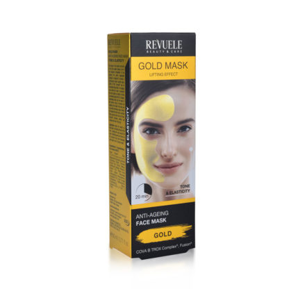 Zlatna maska za zatezanje kože lica REVUELE Anti-Age Lifting Effect 80ml