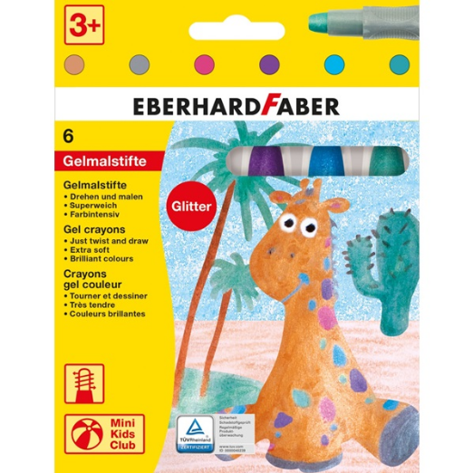 Faber Eberhard voštane glitter 529106