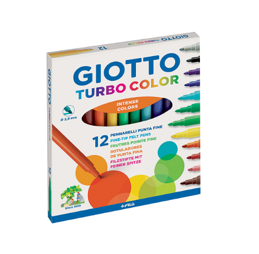 GIOTTO Flomasteri Turbo Color 1/12 416000