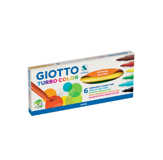 GIOTTO Flomasteri Turbo Color 1/6 415000