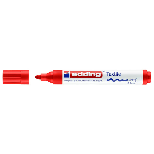 Edding marker textil E-4500 002 red