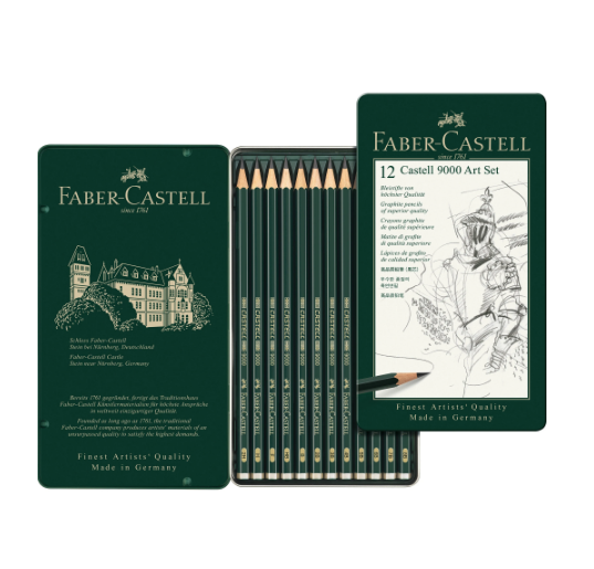 Faber Castell 9000 Blacklead pencils set 119065