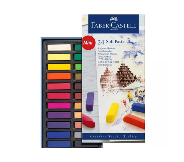 Faber Castell soft pastel crayons 128224
