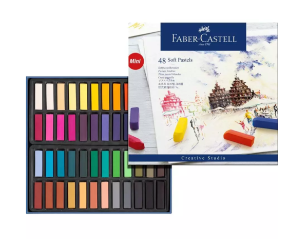 Faber Castell soft pastel crayons 128248