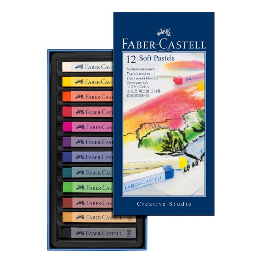 Faber Castell soft pastel crayons 128312