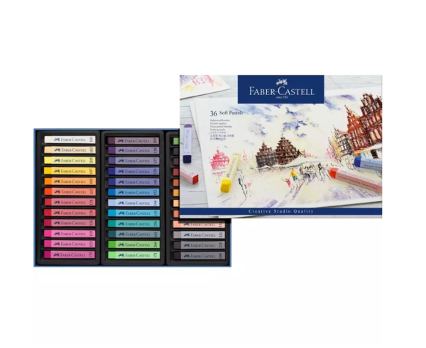Faber Castell soft pastel crayons 128336