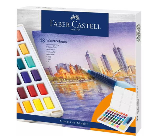 Faber Castell Watercolours in Pans 1/48 169748