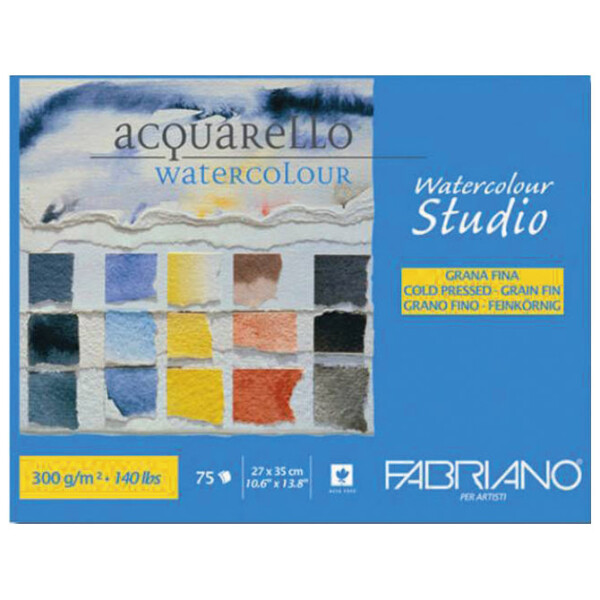 Fabriano Blok Watercolour Studio Maxi 27×35/75L 300g 75302735
