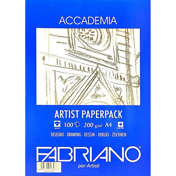 Fabriano Papir Drawing Accademia 21×29.7/100L 200g 50814200