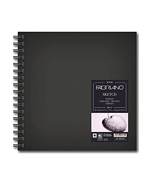 Fabriano Blok Sketch book 30×30/80L 110g 28003030