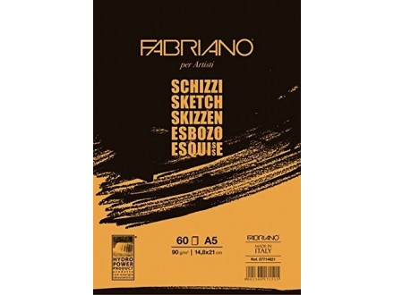 Fabriano Blok Schizzi Sketch 14.8×21/60L 90g 57714821