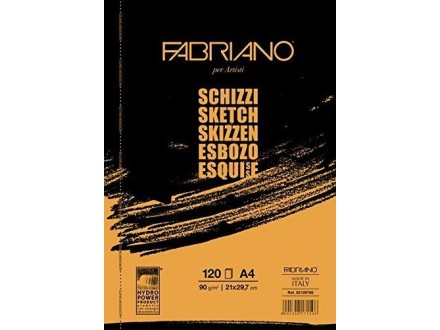 Fabriano Blok Schizzi Sketch 21×29.7/120L 90g 57721297