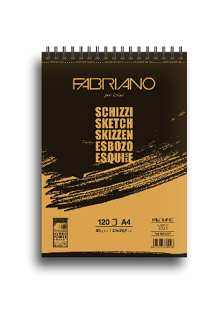 Fabriano Blok Schizzi Sketch 21×29.7/120L 90g 56621297