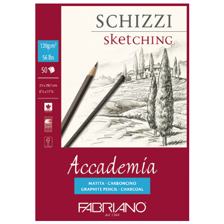 Fabriano Blok Accademia Schizzi sketching 21×29.7/50L 120g 41122129
