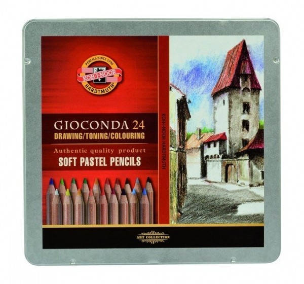 KOH-i-NOOR Gioconda soft pastel pencils 24 8828